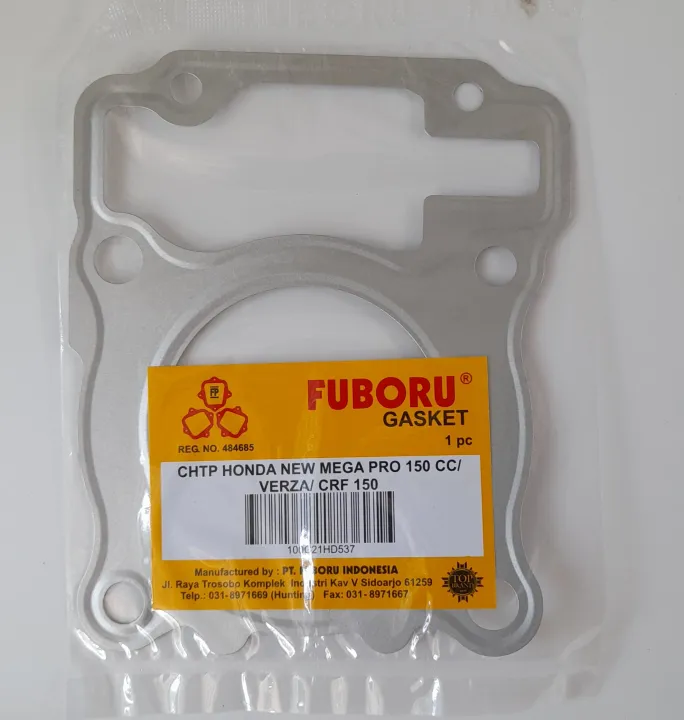 PAKING CYLINDER HEAD HONDA NEW MEGA PRO 150 CC VERZA CRF CHTP FUBORU ...