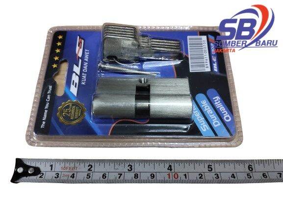 SB BELLUCCI 68mm Silinder Cylinder Body Kunci Pintu Besar 5 Anak Kunci Komputer Computer Key ...