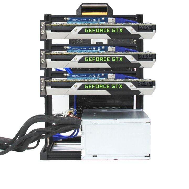 2GPU 3GPU 4GPU EATX Large Motherboard Chassis Open Rack Desktop Chassis ...