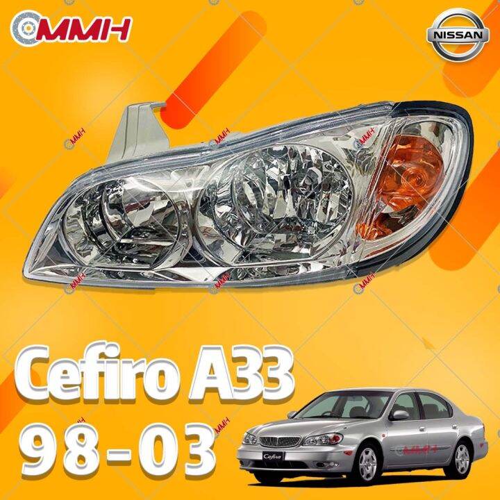 Nissan Cefiro headlamp A33 headlamp 98 99 00 01 02 03 04 Headlamp Headlight Head lamp Front ...