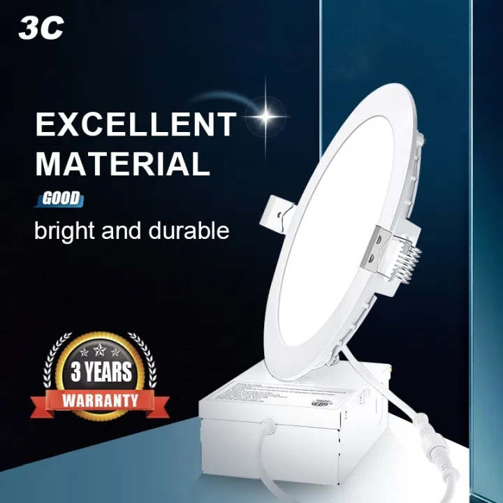 LED spot light Downlight Recessed Slim Panel Ceiling Light Pin Lights 3 ...