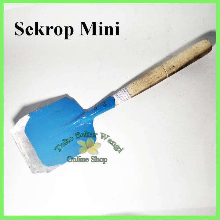 Sekrop Mini / Skop Tanaman / Sekop Taman Mini Gagang Kayu | Lazada ...