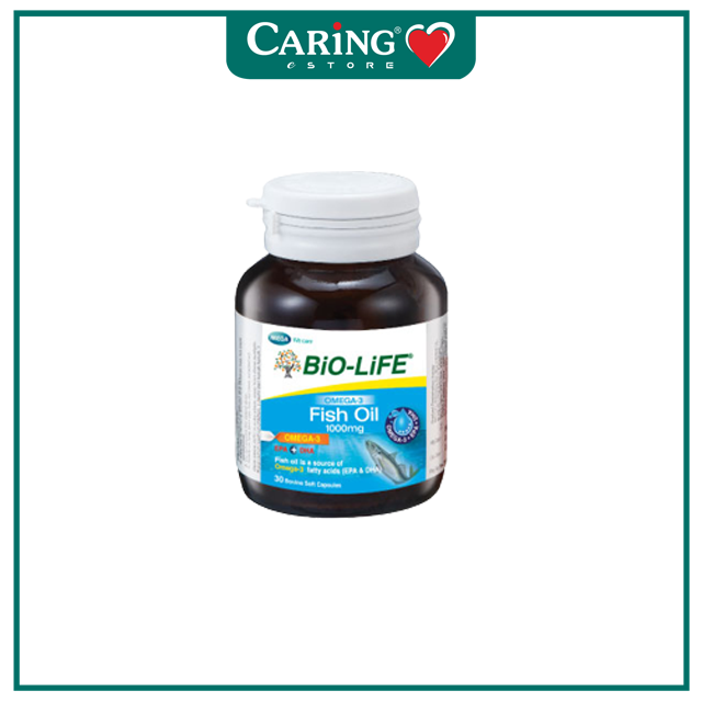 BIO-LIFE OMEGA-3 FISH OIL 1000MG 30S | Lazada