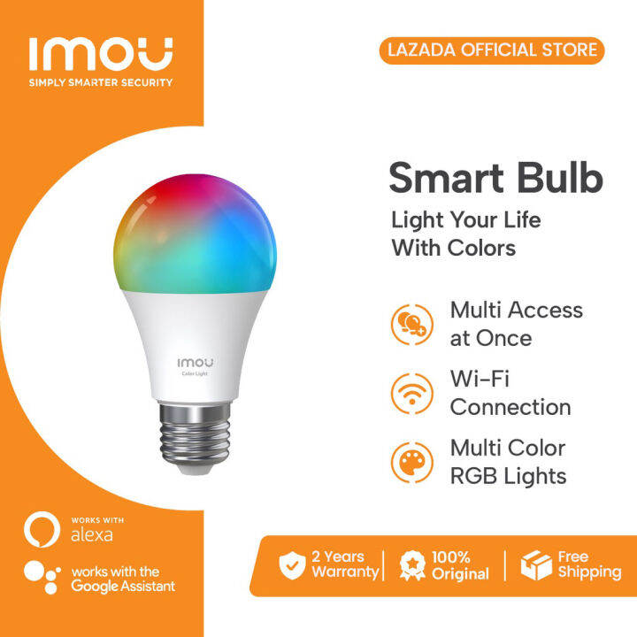 Imou Smart Color Light Bulb 9W LED Bulb E27 CL1B-5 B5 | Lazada