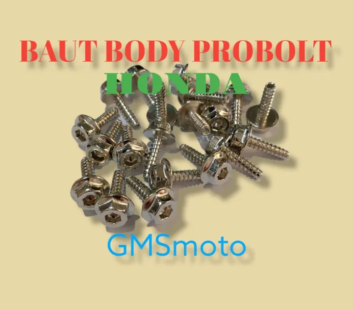 BAUT BODY PROBOLT MOTOR HONDA / YAMAHA, BAUT CACING BODY MOTOR YAMAHA ...