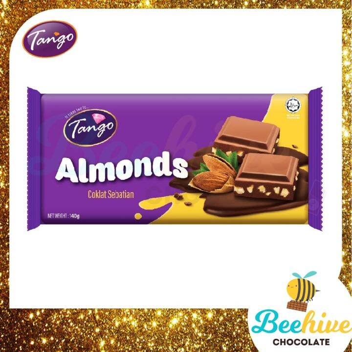 Tango Almonds Milk Chocolate Bar 140g [Exp: 30 Oct 2023] | Lazada