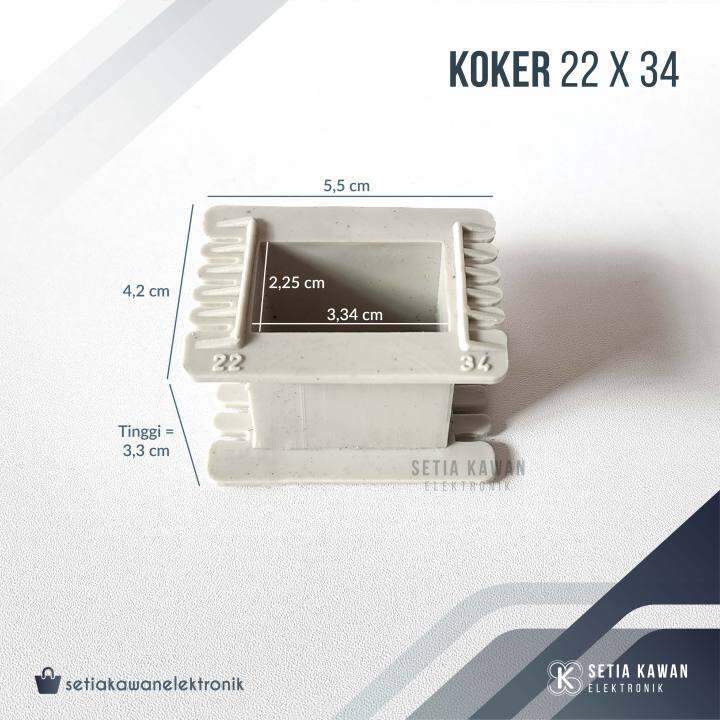 Koker Trafo Kotak 22x34 / Bobin Bobbin Dudukan Besi Plat Keren Kern ...