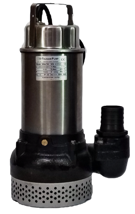 TSUNAMI MBA-750 DRAINAGE SUBMERSIBLE PUMP | Lazada