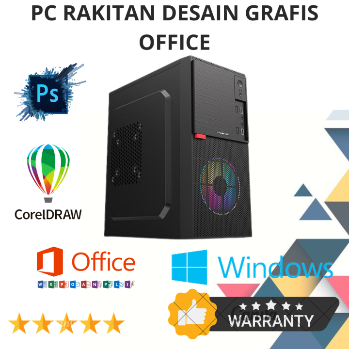 CPU PC KOMPUTER DESAIN GRAFIS / OFFICE CORE i5-6500 MB H110 LGA1151 ...