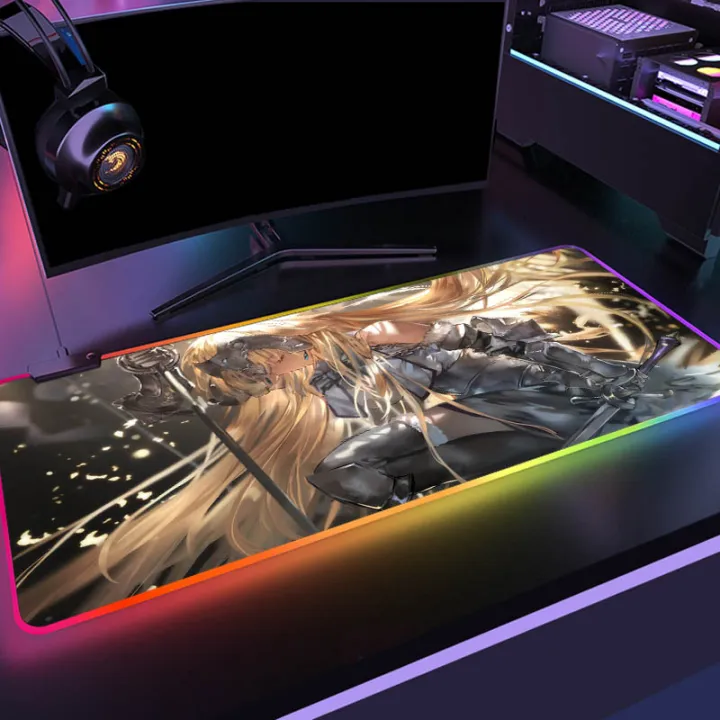 Fate Grand Order Rgb Mouse Pad XXL Mercury Keyboard Car Gaming ...