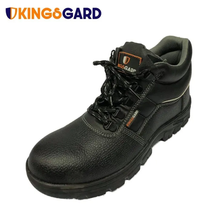 Kingsgard Safety Shoes Armyman HighCut Black Steel Toe Shoe w ...