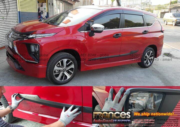 XPANDER / XPANDER CROSS SIDE MOULDING 2019-2022 with Xpander Logo Matte ...