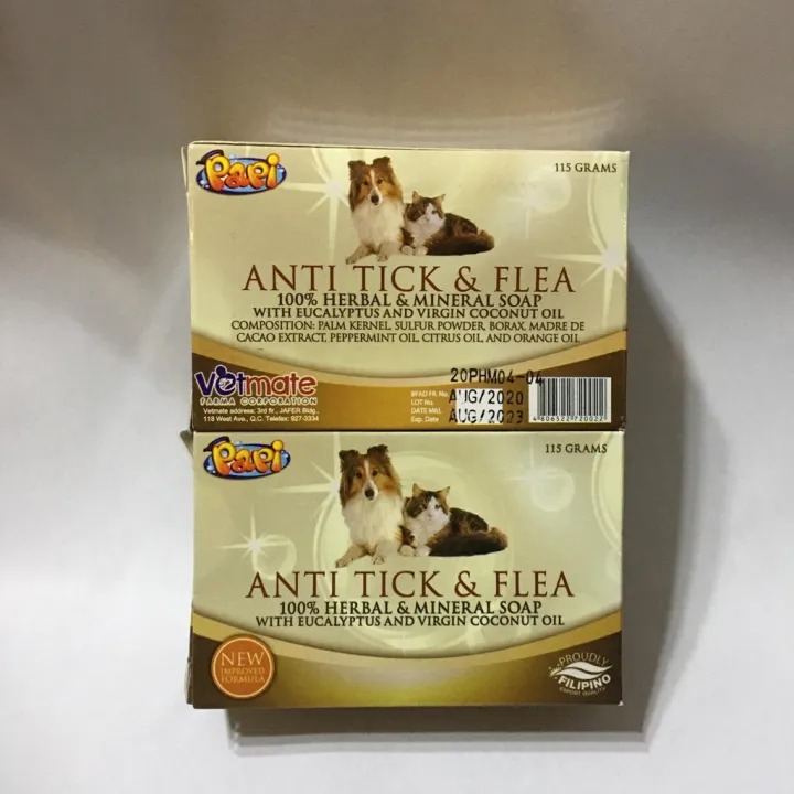 Papi Anti Tick & Flea Soap 100g | Lazada PH