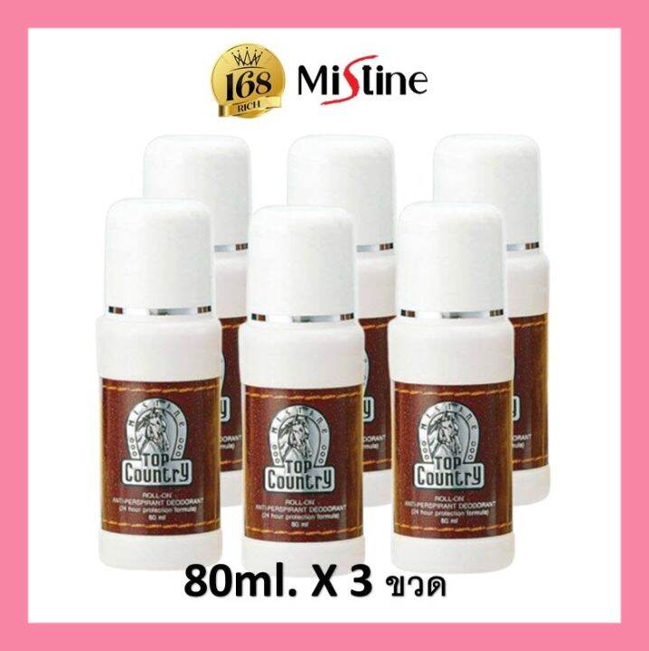 ( 80ml./ ยกแพค ) มิสทีน ท็อปคันทรี่ Mistine Top Country perfume spray ...