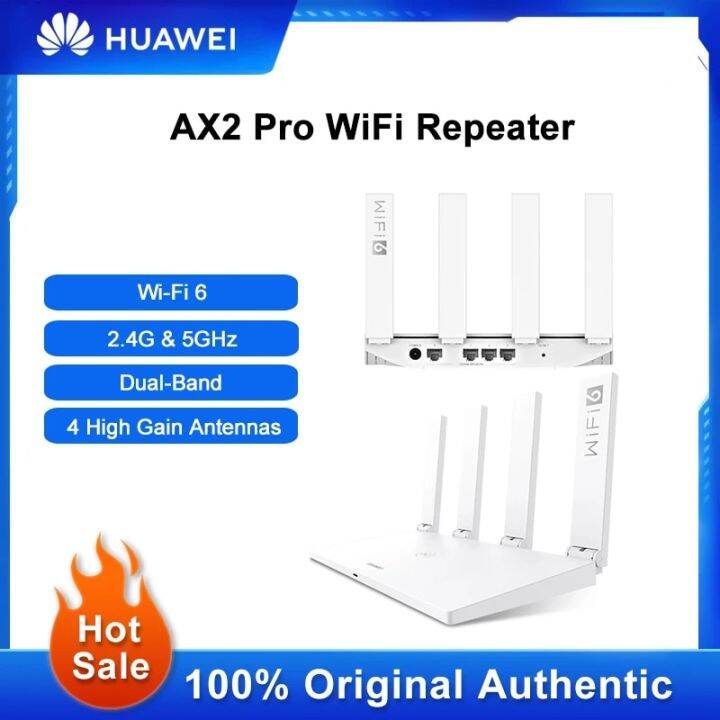 Huawei AX2 Pro WiFi Repeater เราเตอร์ Dual-Band WiFi 6 2.4G & 5GHz เครื่องขยายสัญญาณเครือข่ายไร้ ...