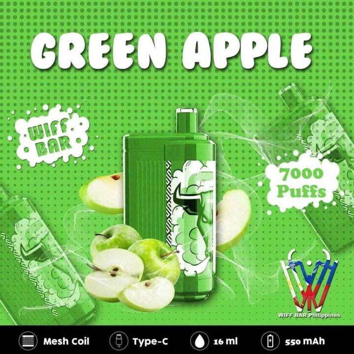 VAPE Disposable WIFF BAR/Rechargeable Type C 7000 Puffs/legit/WHOLESALE ...