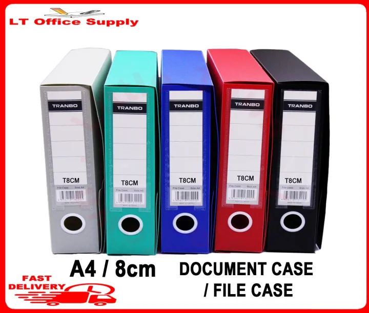 Tranbo Document Case With Hole / File Case A4 size (6CM/8CM Width ...