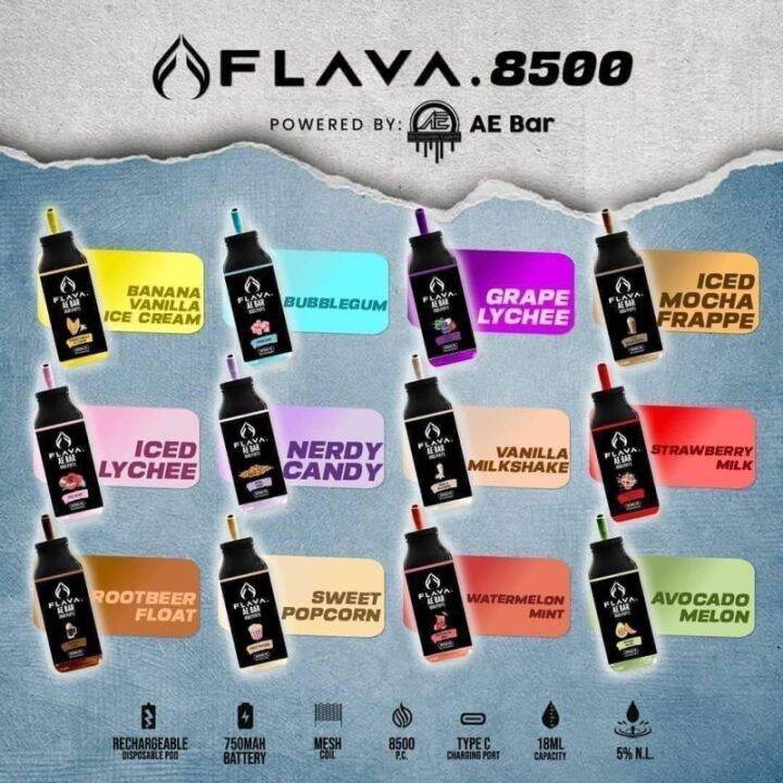 FLAVA AE BAR 8500!!!! | Lazada PH