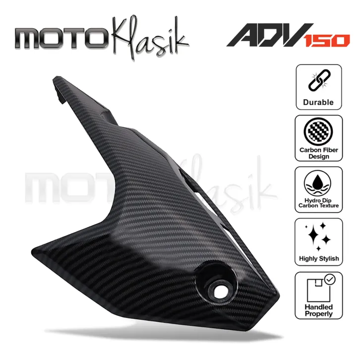 MOKOTO ADV 150 MUFFLER COVER / HEATGUARD COVER CARBON GARNISH FOR HONDA ...