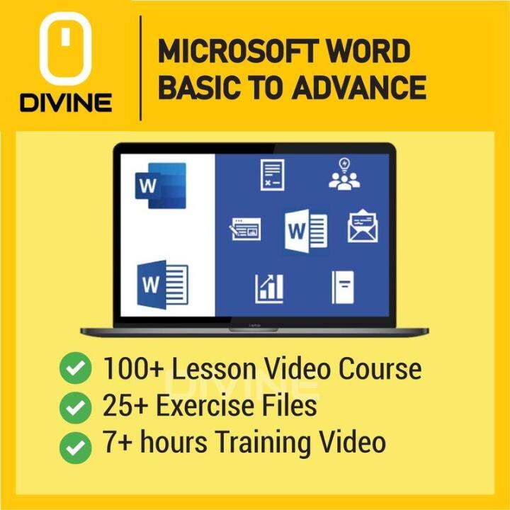 [Video Course] Microsoft Word Course - Basic To Advanced Training Class [100 Lessons Video ...