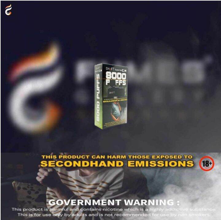 SHIFT MINIBAR 8K PUFFS DISPOSABLE POD | Lazada PH