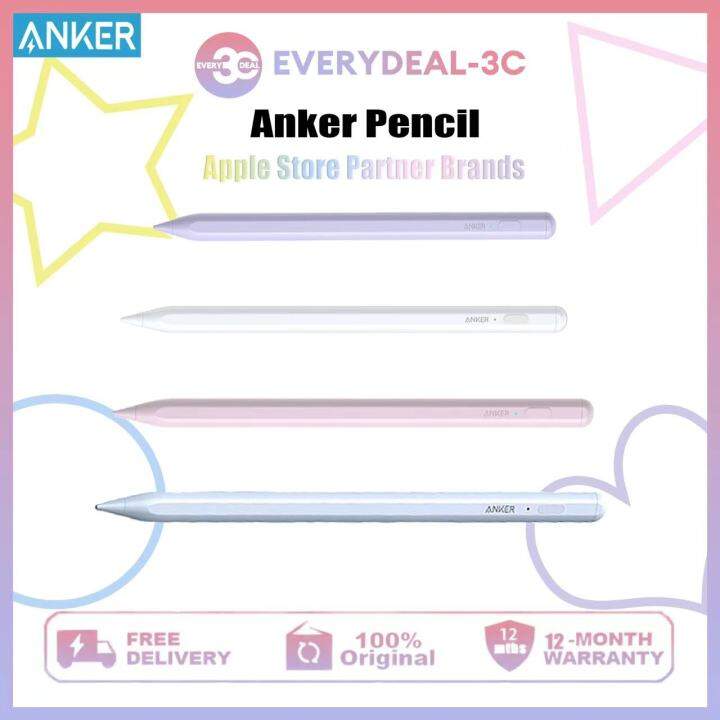 Anker Pencil【สำหรับแผ่นรอง】สไตลัสปากกาสำหรับจอมือถือดินสอสำรองราคาถูก ...