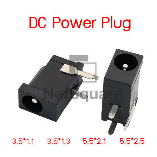 DC Jack Power Plug Socket PCB Mount Connector 3-Pin 3.5*1.1 3.5*1.3 5.5 ...