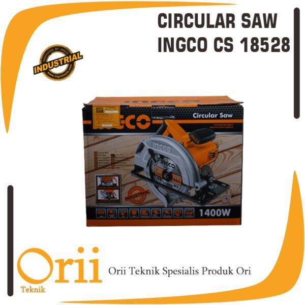 Circular Saw (7 1/4") INGCO CS18528 Gergaji Potong Kayu Serkel Circle | Lazada Indonesia
