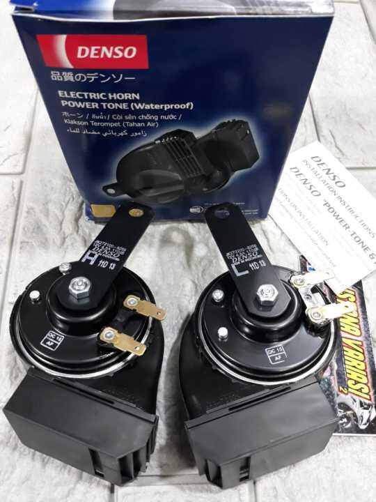 Klakson Denso Keong Denso Waterproof tahan air Harga Sepasang | Lazada ...