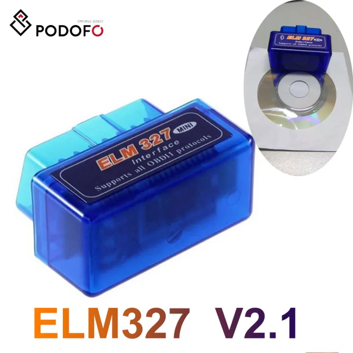 【Local Stock】Air bag scan tools car auto mini V2.1 bluetooth OBD2 II ...