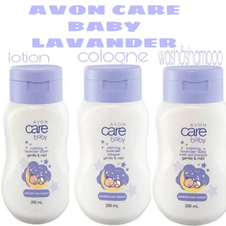 AVON CARE BABY COLOGNE/SHAMPOO/LOTION 200mL LAVENDER | Lazada PH