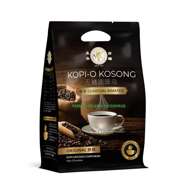 KEAN HUAT CHAN SERBUK KOPI CAP IKAN DAN BINTANG Coffee Kopi -O Kosong Uncang Kopi Campuran 20's ...