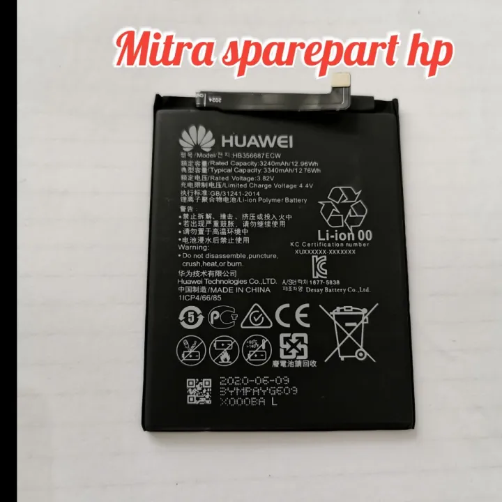 BATERAI BATRE BATTERY HUAWEI NOVA 3I HB356687ECW ORIGINAL | Lazada Indonesia