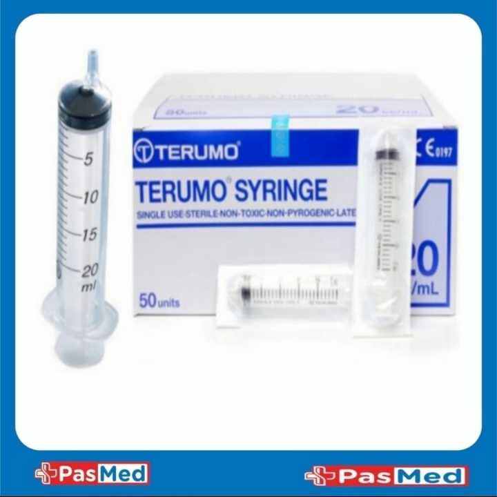 TERUMO Spuit 20cc / Syringe 20ml Terumo Per Box | Lazada Indonesia