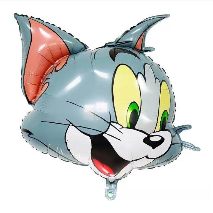 32 inches Tom Jerry theme Tom Head happy birthday party decorations ...
