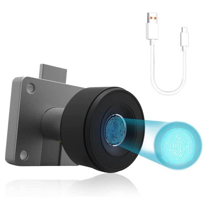Fingerprint Drawer Lock,Keyless Biometric Fingerprint Cabinet Lock,for ...