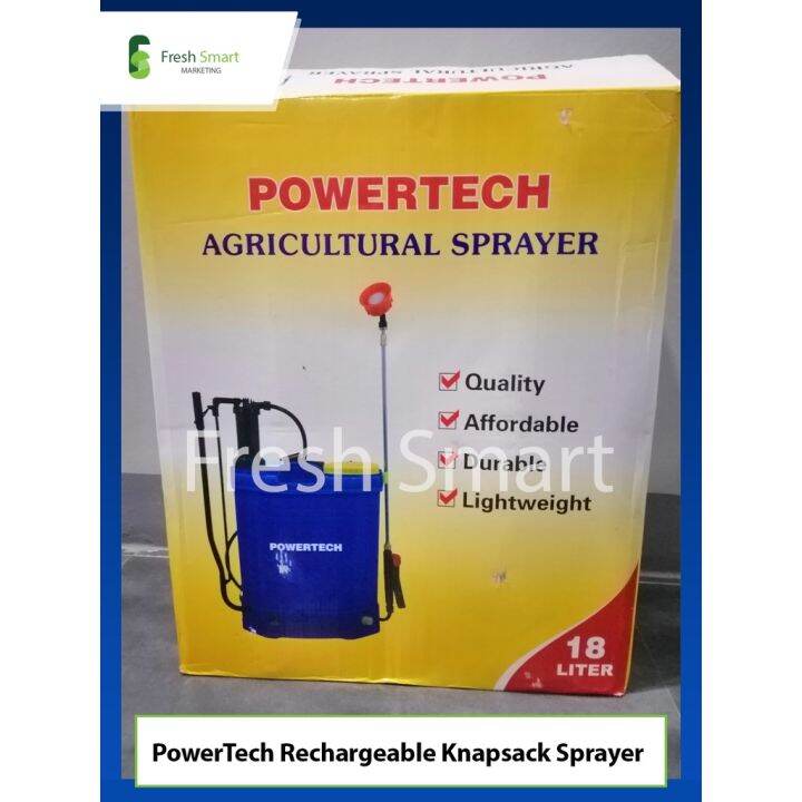 Powertech 18liters Rechargeable Knapsack Sprayer durable | Lazada PH