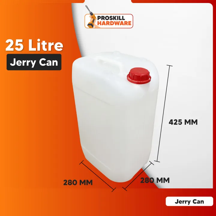 PROSKILL HARDWARE NEW 25L HDPE Bottle Tong Air Jerry Can Jerry Can ...