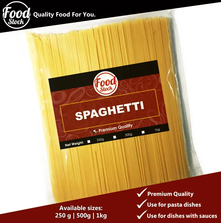 Food Stock Spaghetti Pasta (250g 500g 1kg) | Lazada PH