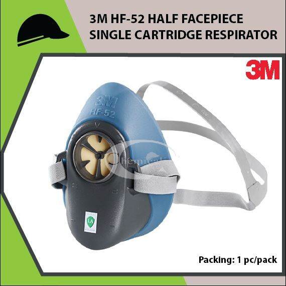 3M HF-52 HALF FACEPIECE SINGLE CARTRIDGE RESPIRATOR | Lazada