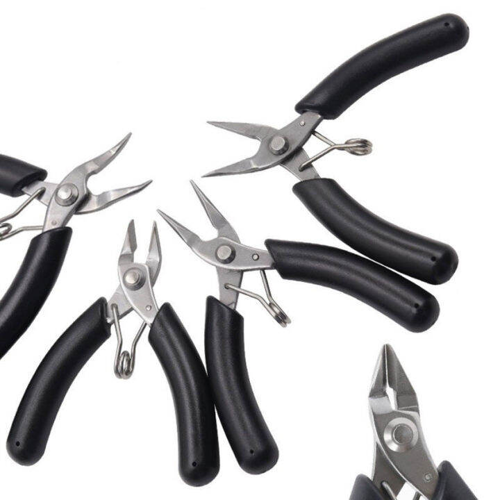 【Ready Stock】Mini Side Cutter 4 Inch Stainless Long Nose Nippers Small ...