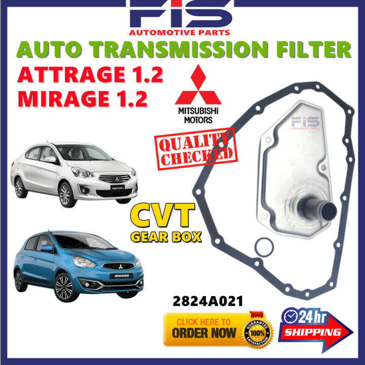 FIS Auto Gear Box Filter Mitsubishi Mirage Attrage 1.2 CVT 2824A021 Automatic Transmission ...