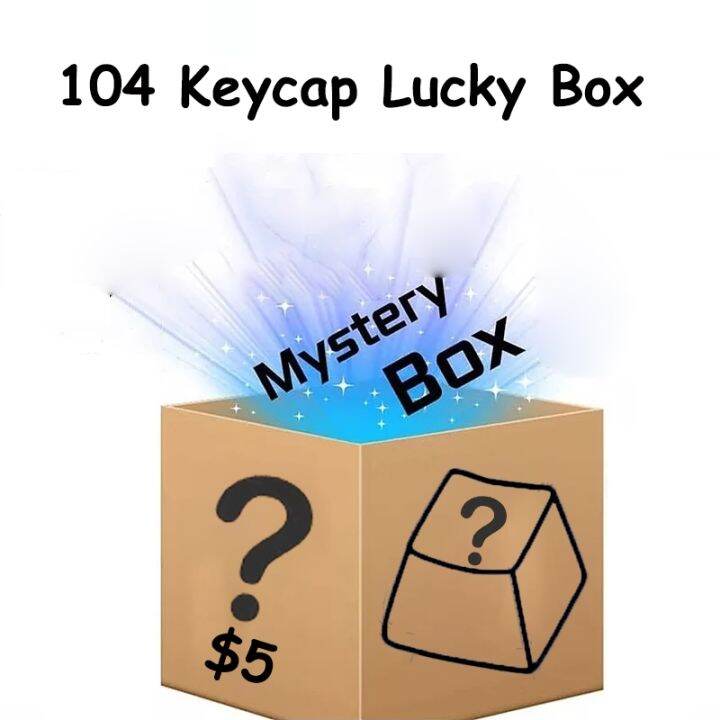 Keycaps คีย์บอร์ดไร้สาย2022ใหม่ Lucky Mystery Box คว้ากระเป๋า100 ...