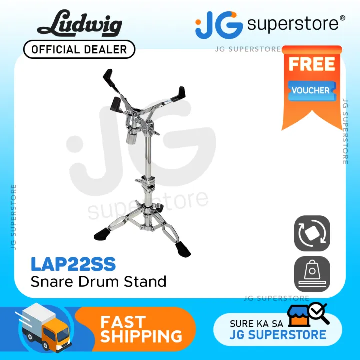 Ludwig LAP22SS Atlas Pro Snare Drum Stand with Low-Contact Grips ...