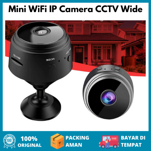 Mini WiFi IP Camera CCTV Wide Angle Nightvision 1080P / Kamera Mini ...