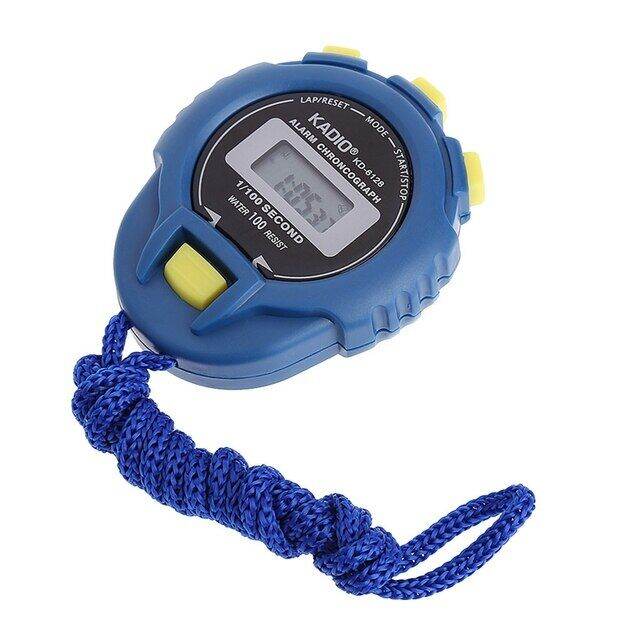 Handheld Digital LCD Sports Stopwatch Chronograph Counter Timer for w/Strap | Lazada PH
