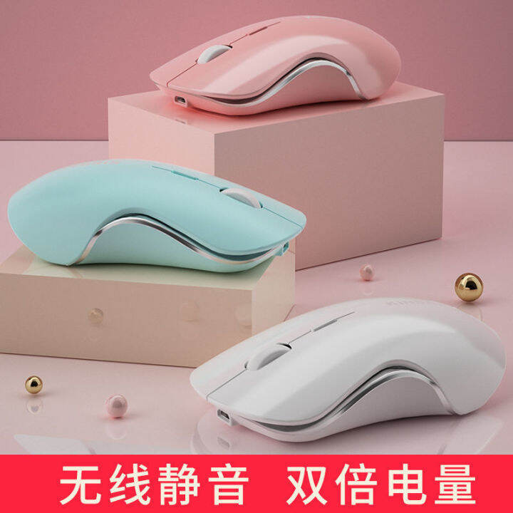 URETNYXB Wireless mouse, wireless Bluetooth mouse, cute for both male ...