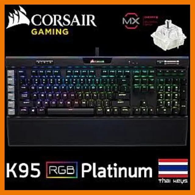 🔥SALE🔥 Corsair k95 platinum key thai ## ชิ้นส่วนคอมพิวเตอร์ จอมอนิเตอร์ ...