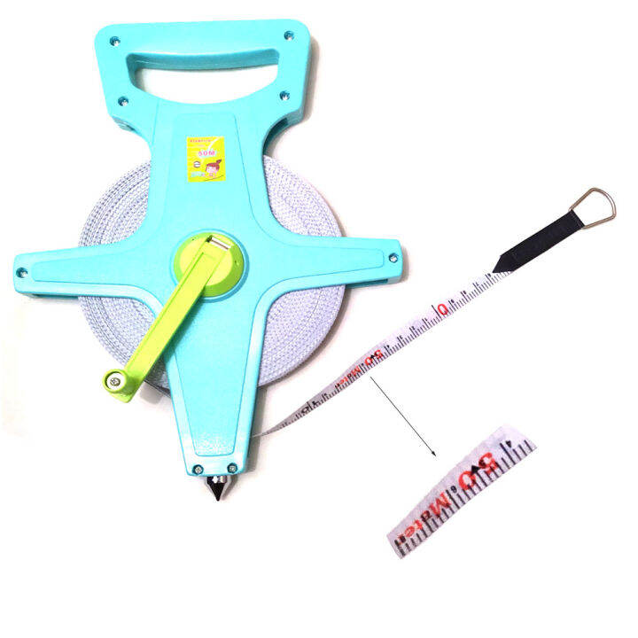 Meteran Tancap Panjang 50 Meter Meteran Roll Meteran Pengukuran Tanah ...