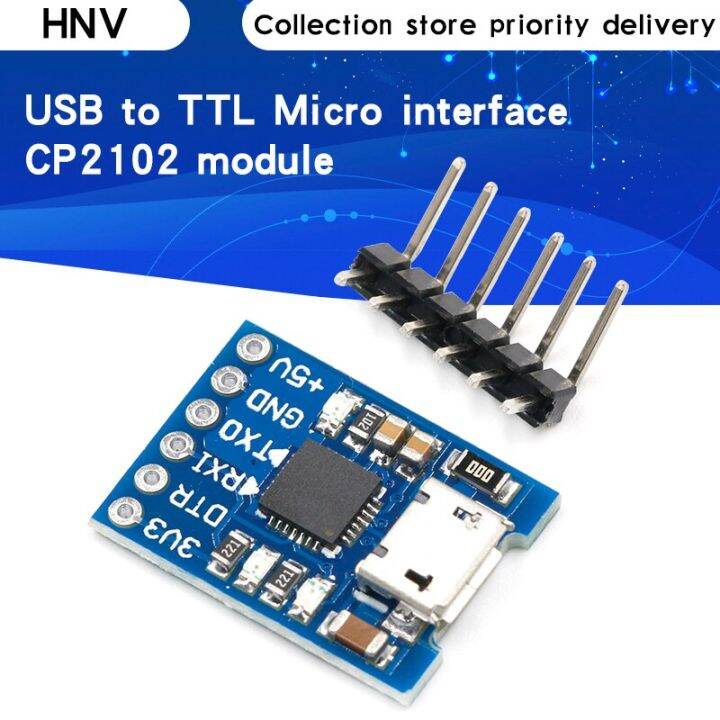 Cjmcu Cp2102 Micro Usb To Uart Ttl Module 6pin Serial Converter Uart Stc Replace Ft232 For ...